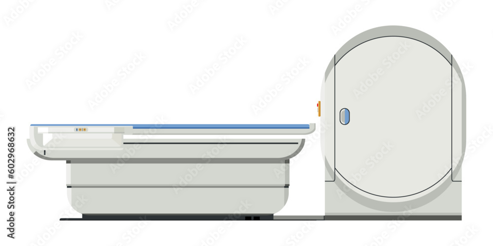 MRI machine, high-intensity magnetic resonance imaging to produce ...