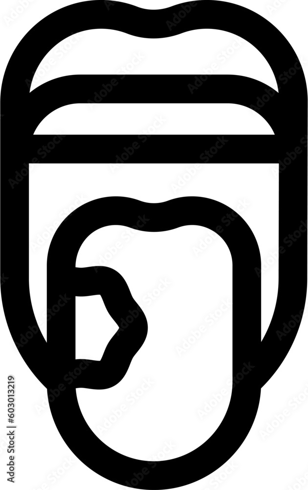 Ulcer icon. Ulcer line art icon for apps and websites. Stock Vector ...