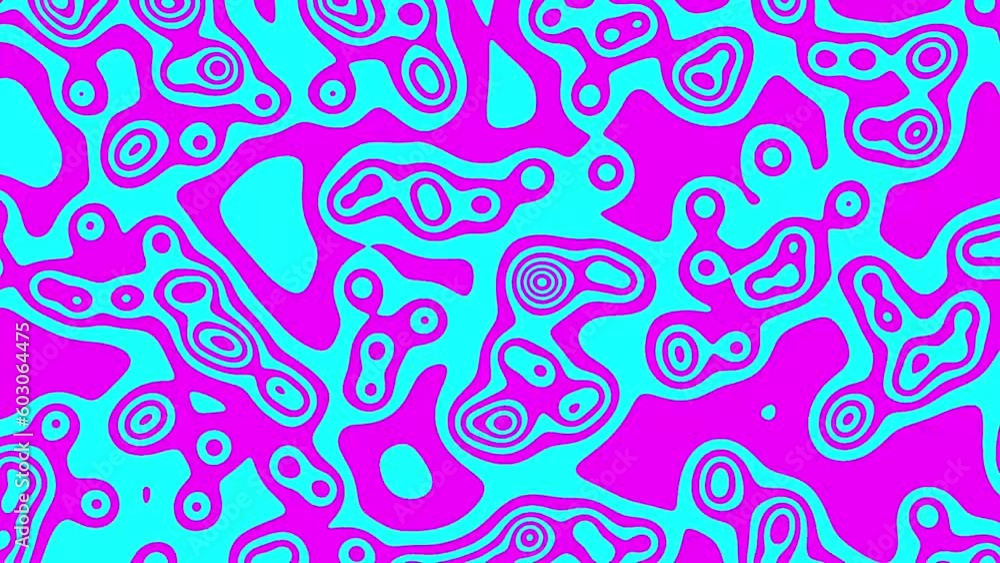 Plasma blobs magenta blue bright colorful animation vj background ...
