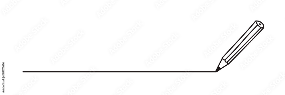 Pencil drawing a line doodle hand drawn with thin line. Png clipart ...