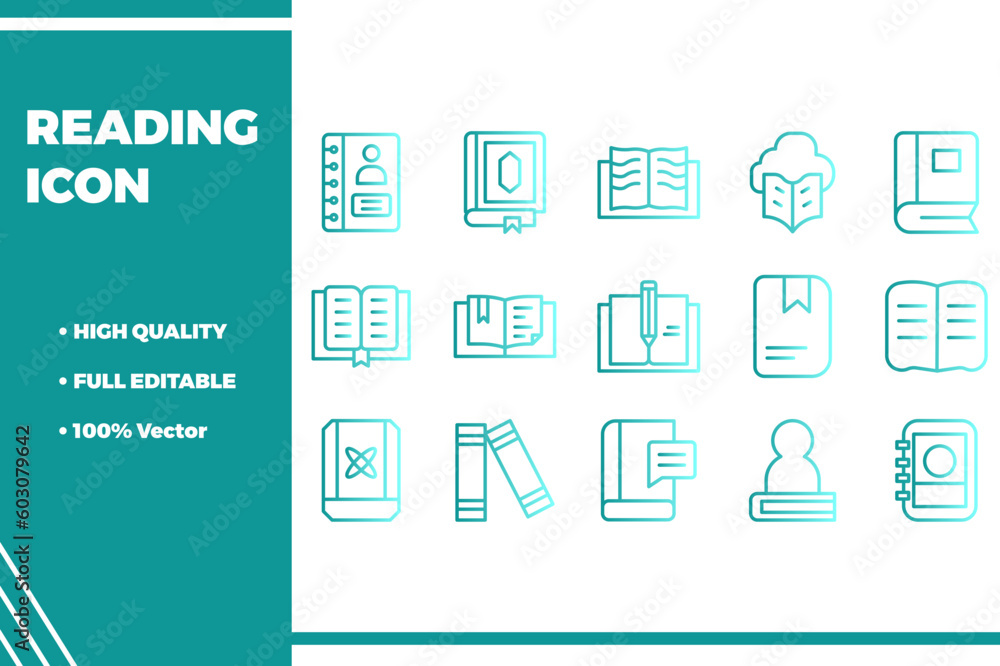 Fototapeta mapa świata dla dzieci Reading Icon Pack | Fototapety dla DZIECI