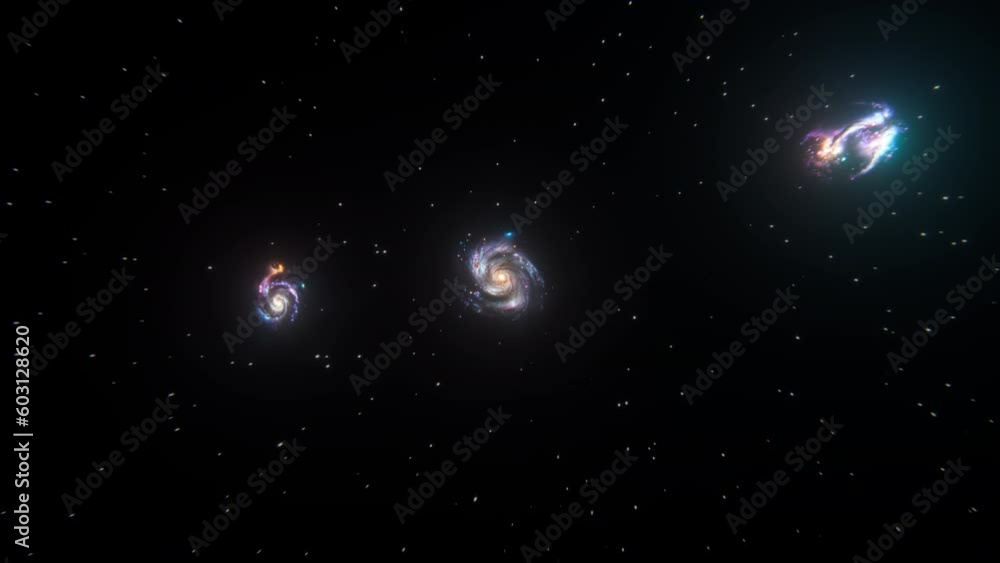 Journey from darkest depths of outer space, accelerating at ...