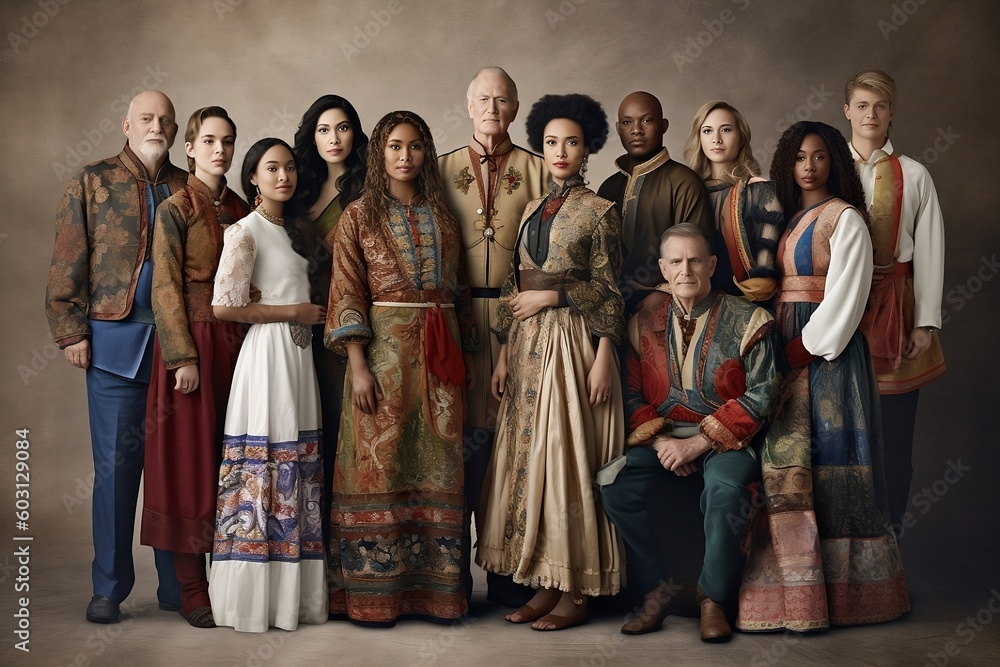 Powerful image showcasing global solidarity, featuring diverse ...