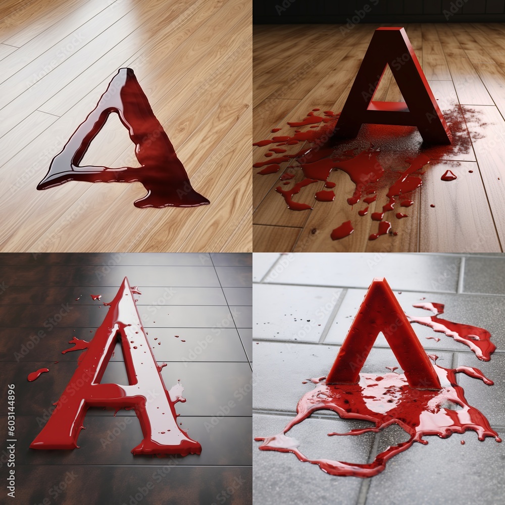 alphabet, letter, font, a, blood, bloody, death, text, 3d, symbol ...