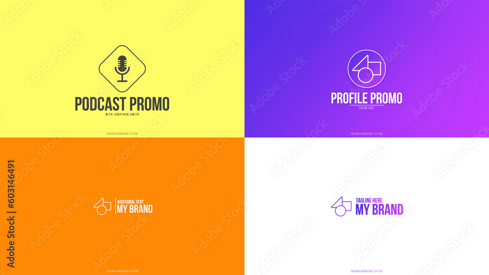Promo End Screens Stock Template | Adobe Stock