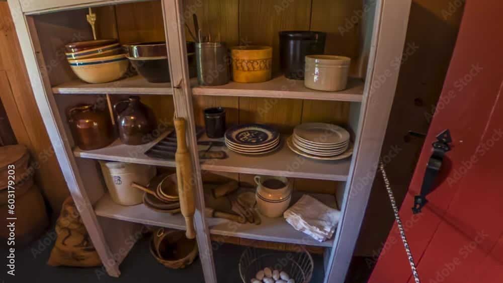 Early 1800s Pantry shelf Joseph Knight Senior Home and location of the ...