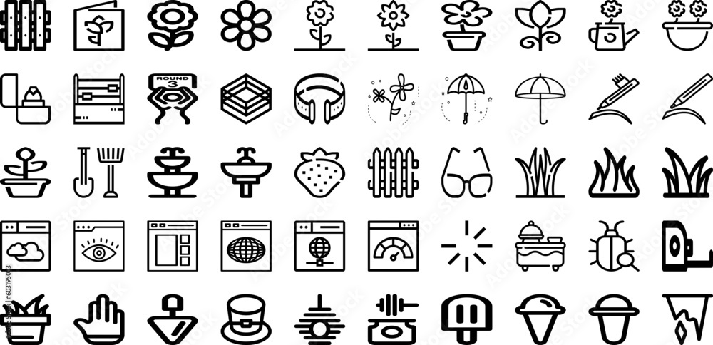 Set Of Ring Icons Collection Isolated Silhouette Solid Icons Including ...