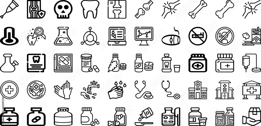 Set Of Care Icons Collection Isolated Silhouette Solid Icons Including ...