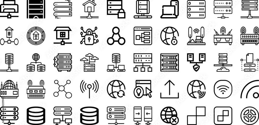 Set Of Work Icons Collection Isolated Silhouette Solid Icons Including ...