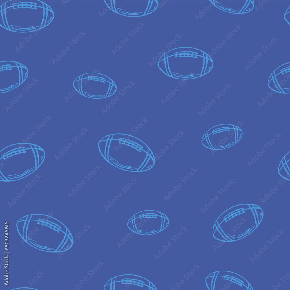 American football wallpaper design vector image. Repeating tile ...