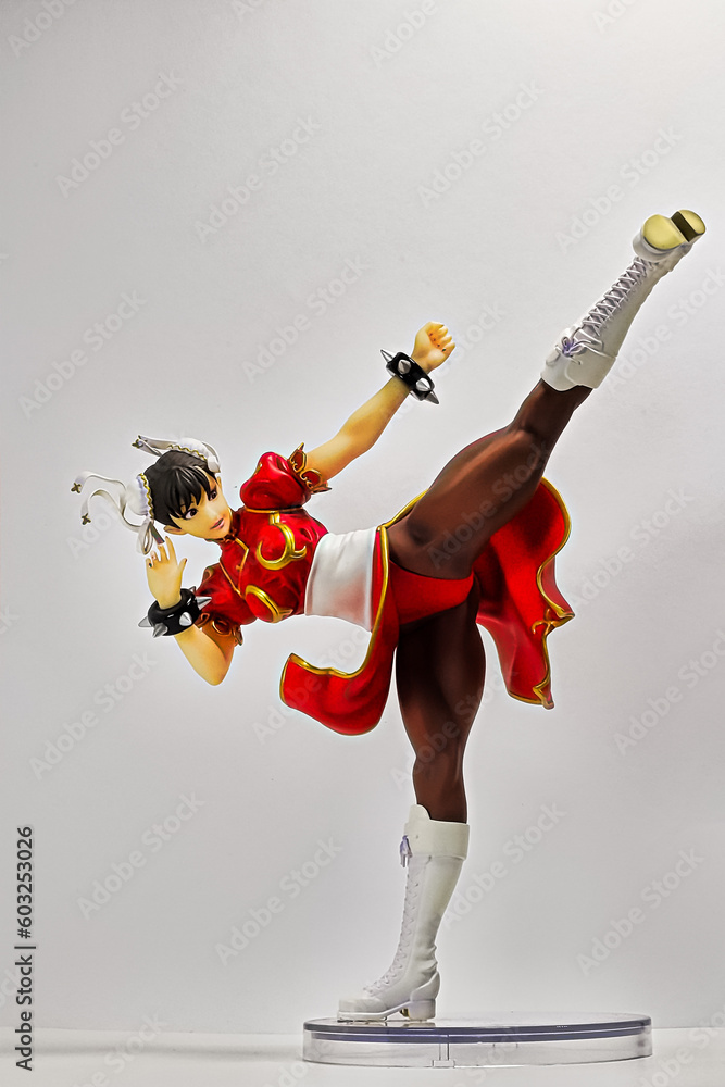 Osaka,Japan - May 15, 2023 : Display of STREET FIGHTER CHUN-LI -RED ...