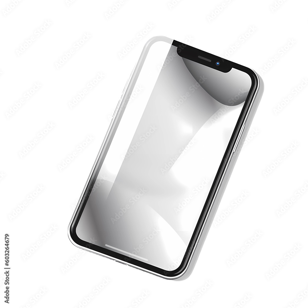 Smartphone on transparent Background, PNG, Generative AI Stock ...