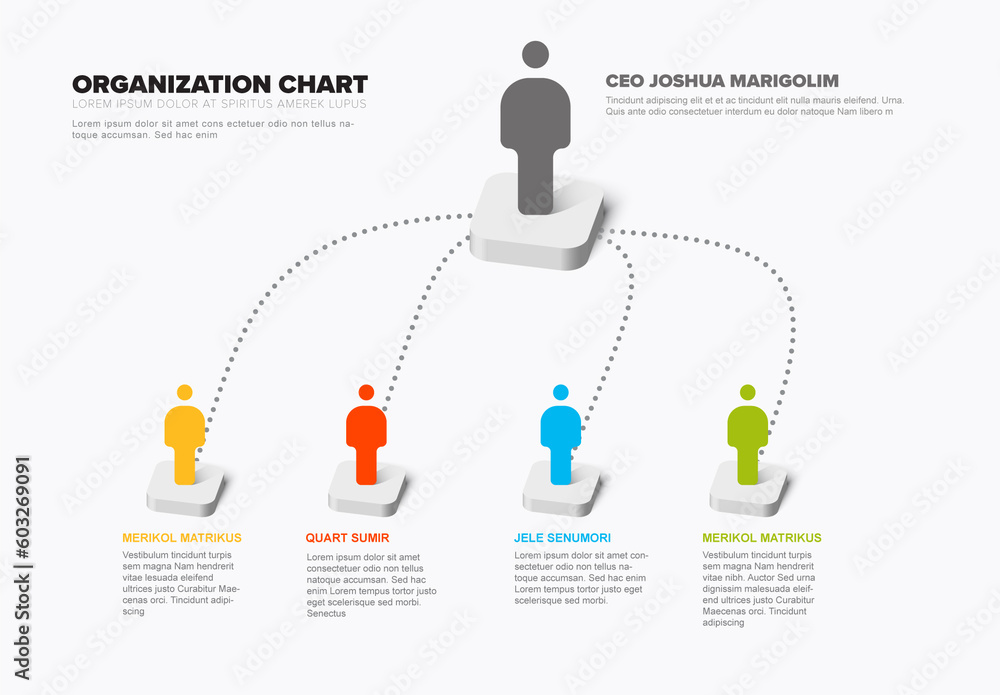 Simple company organization hierarchy 3d chart schema template Stock ... Simple company organization hierarchy 3d chart schema template Stock ...