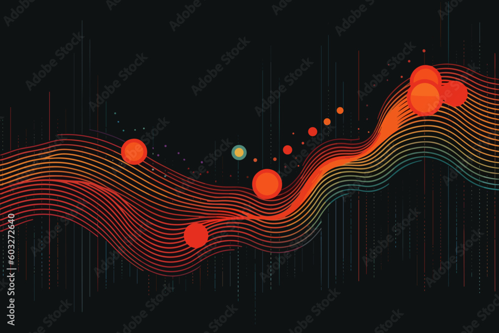 Doodle inspired Sonar, cartoon sticker, sketch, vector, Illustration ...