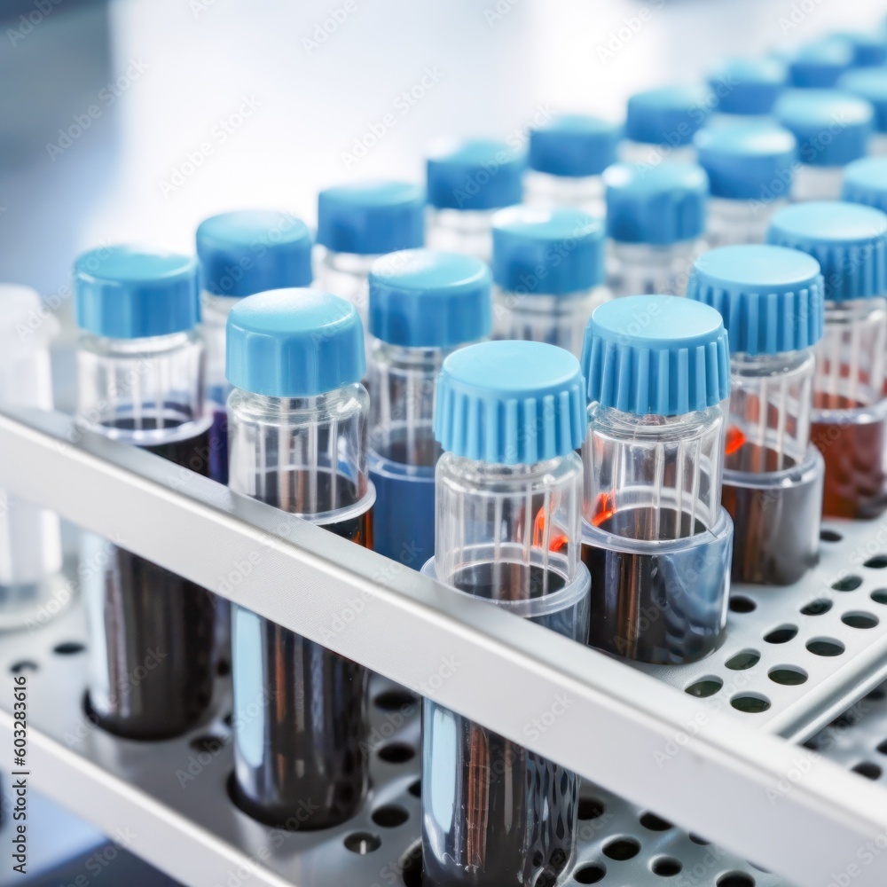 Laboratory equipment, test tubes and various medical devices Stock ...