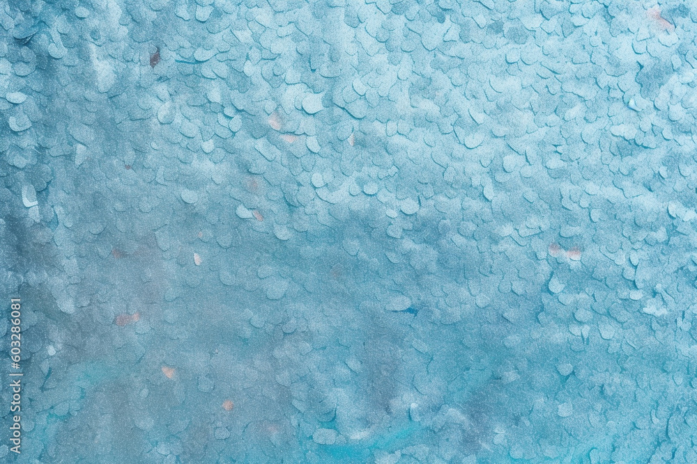 The background image is an image of a luxurious holographic pastel blue ...