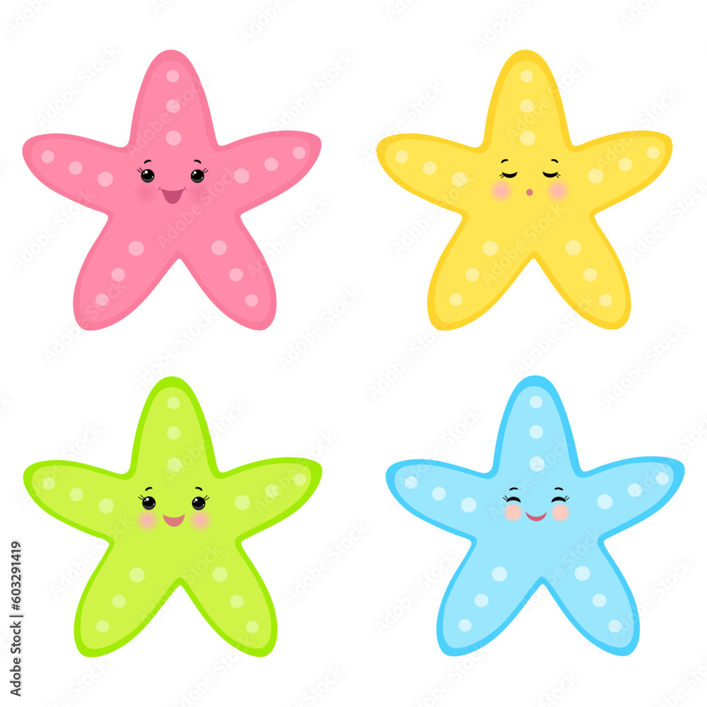 Cartoon Starfish