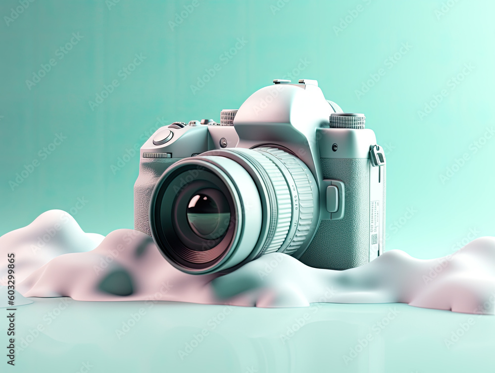 Promotional photo photo camera beautiful electronic commercial ...