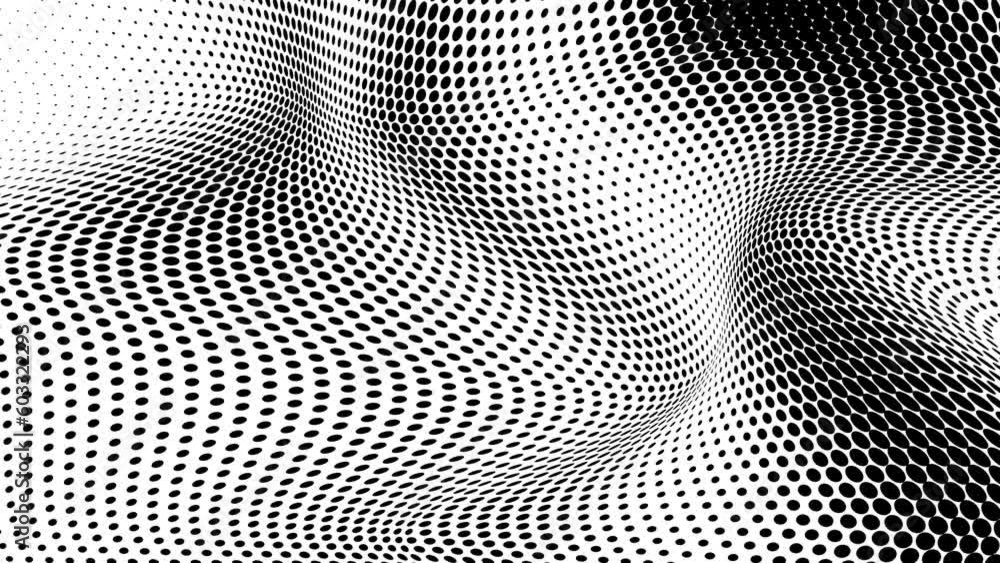 Halftone grunge animation. Dotted texture animated background. Stock ...