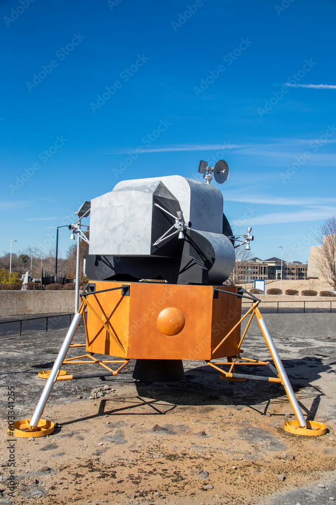 Huntsville USA 10th Feb 2023: the Apollo Lunar Excursion Module (LEM ...