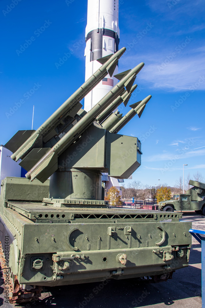 Huntsville USA 10th Feb 2023: the US army CHAPARRAL in U.S. Space ...