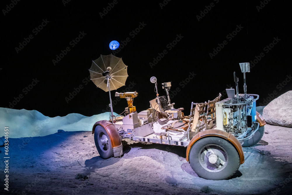Houston USA 4th Feb 2023: Lunar Roving Vehicle (LRV) in Space Center ...