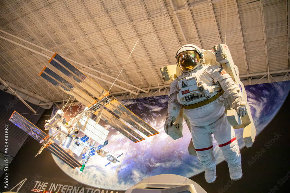 Houston USA 4th Feb 2023: the international space station and astronaut ...