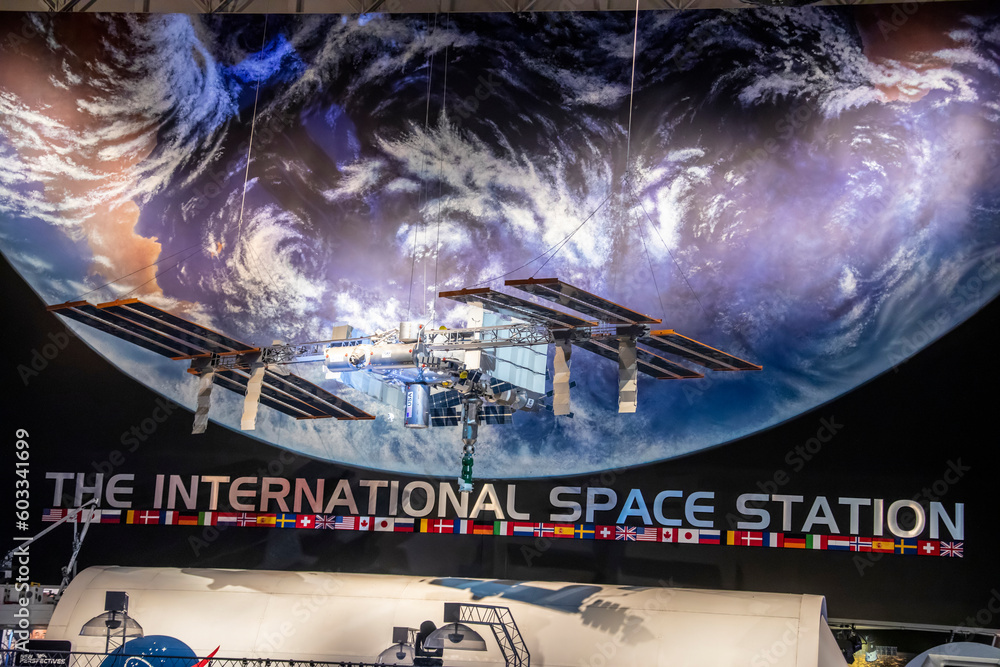 Houston USA 4th Feb 2023: the international space station and astronaut ...