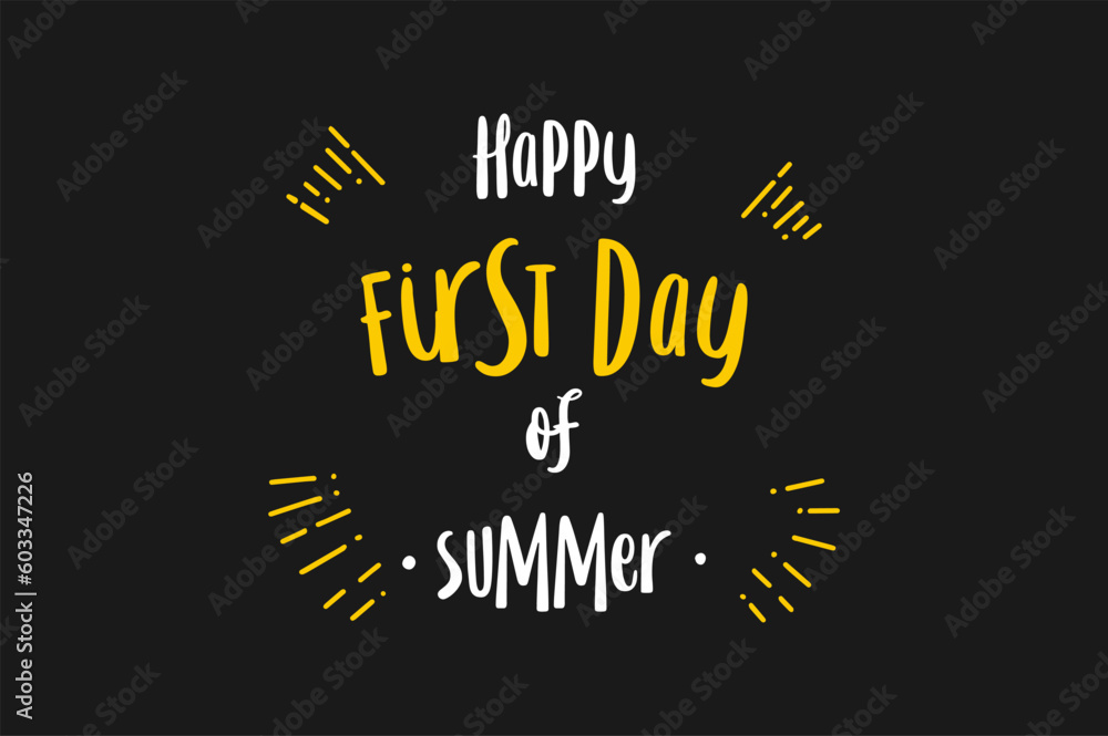 First day of Summer, The first day of summer is called the summer ...