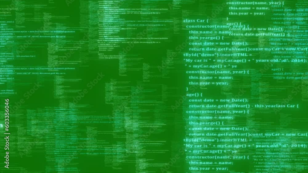 Futuristic Programming Code Text Animation Blue Text Programming Language Code Text Animation