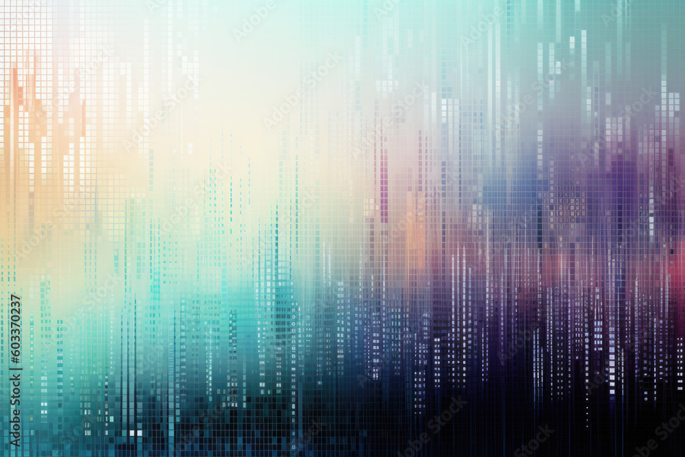 Abstract Technology Background with Digital Data Stream. Futuristic Technology Background ...