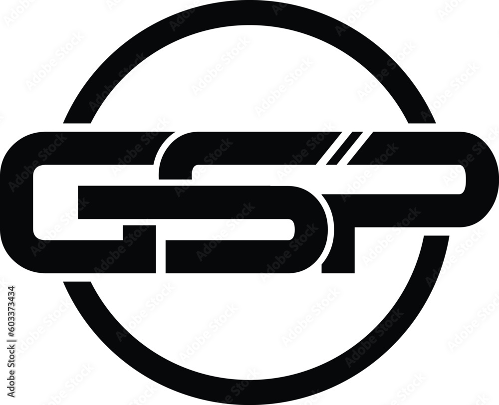Creative GSP Logo Letter Vector Image Design For Your Business Stock ...