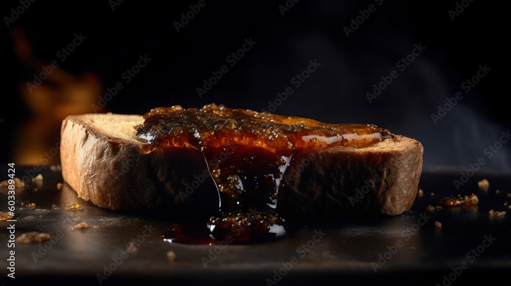 delicious vegemite on toast iconic Australian breakfast spread with ...