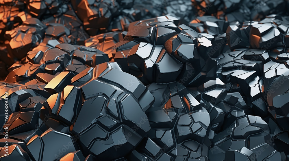 Mechanical robotic grey 3d texture background/wallpaper ,Generative AI ...