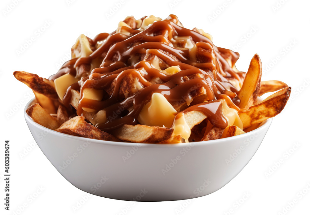 Poutine on transparent background Stock Illustration | Adobe Stock