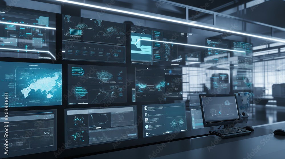 Predictive Maintenance System Powered By Ai Stock Illustration Adobe
