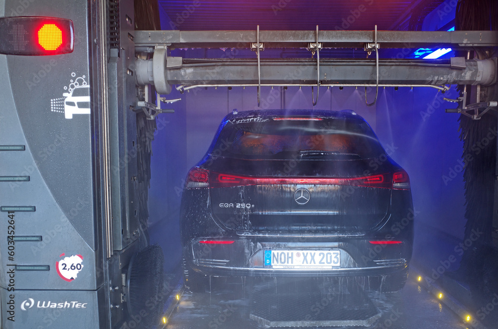 Itterbeck, Germany Nov 25 2022 - An all electric Mercedes Benz EQA 250 ...