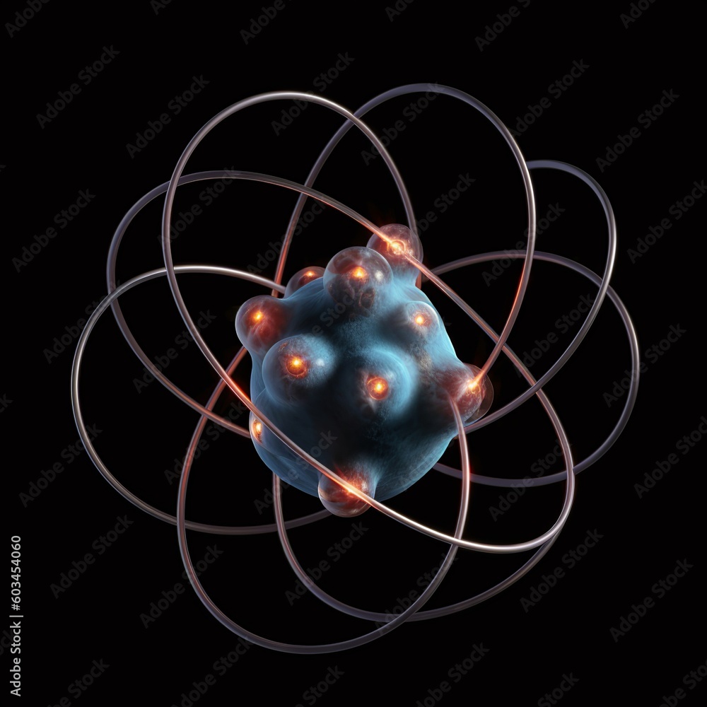 atom, science, light, molecule, illustration, symbol, physics ...