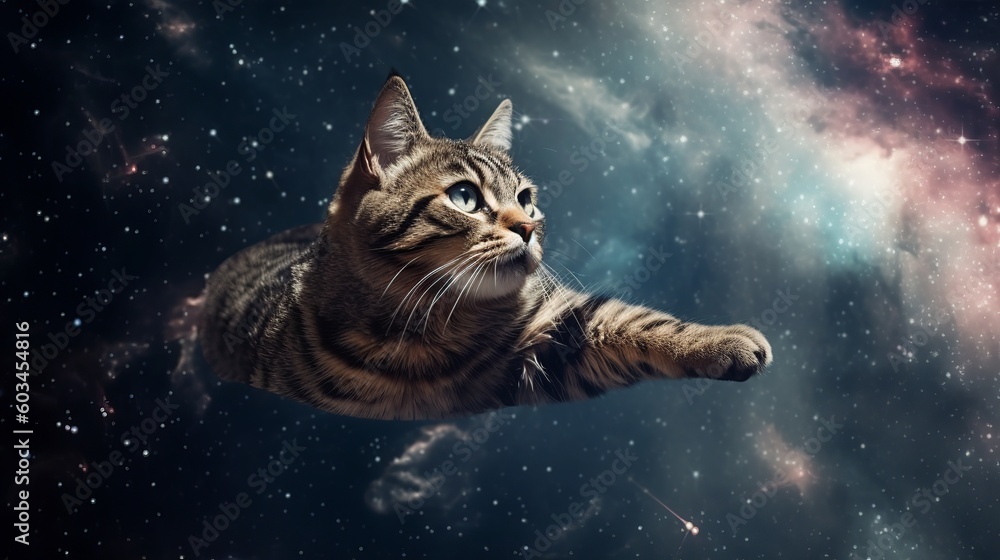 cat, animal, space, austronaut, spaceman, open, halloween, mask, face ...
