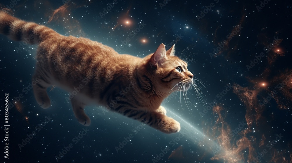 cat, animal, space, austronaut, spaceman, open, halloween, mask, face ...