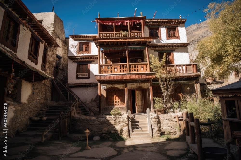 old museum, one of the two monasteries in Ladakh that belong to the ...