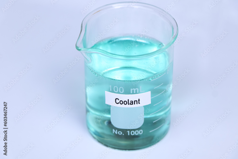 Foto de Coolant in container, Laboratory Quality Testing Concepts do ...