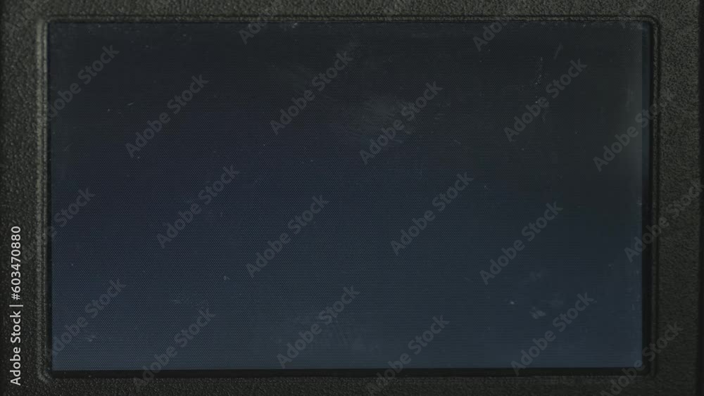 real vhs picture noise or different tv artefacts on digicam screen ...