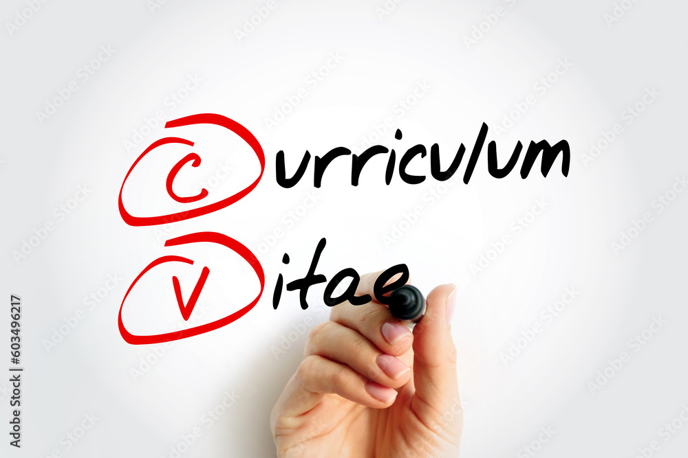 CV - Curriculum Vitae is a short written summary of a person's career ...