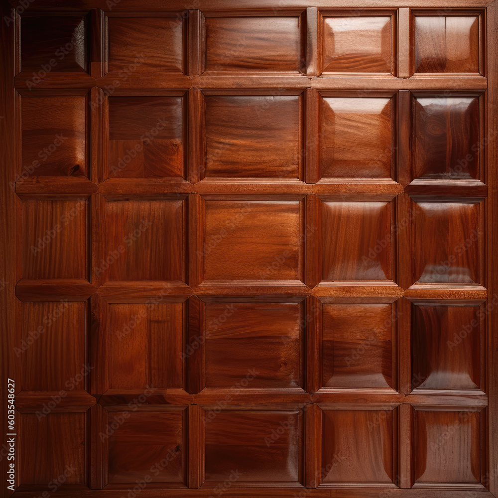 Luxury wood paneling background or texture. highly crafted classic ...