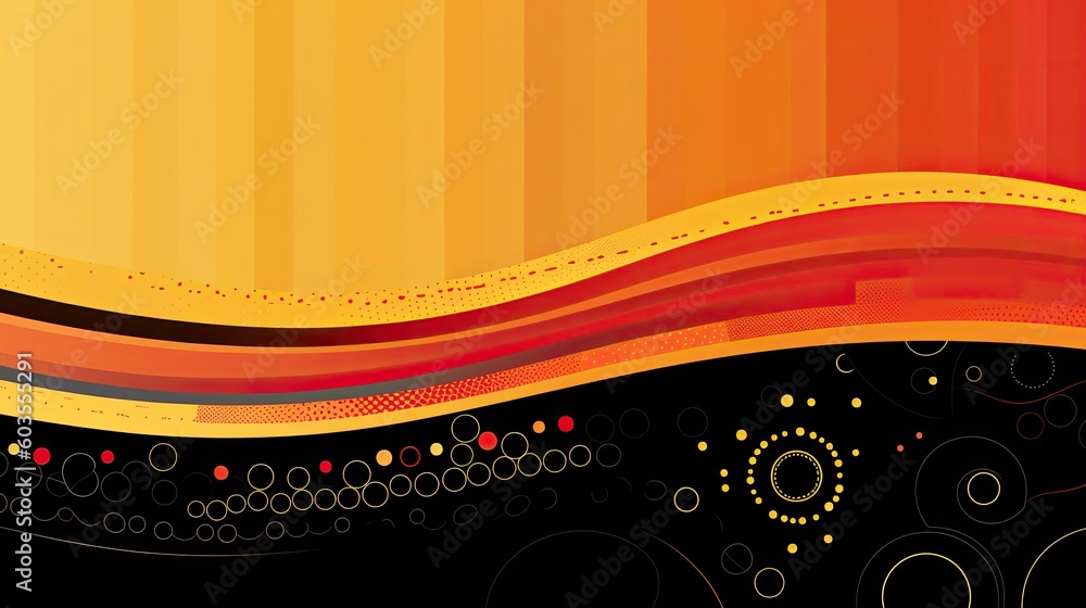 Australia Aboriginal inspired background with dreamtime and songlines ...