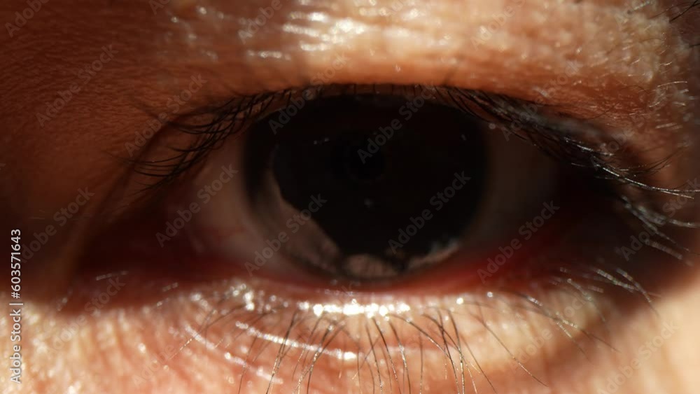 Macro video captures the alluring essence of Asian men's eyes ... Macro video captures the alluring essence of Asian men's eyes ...