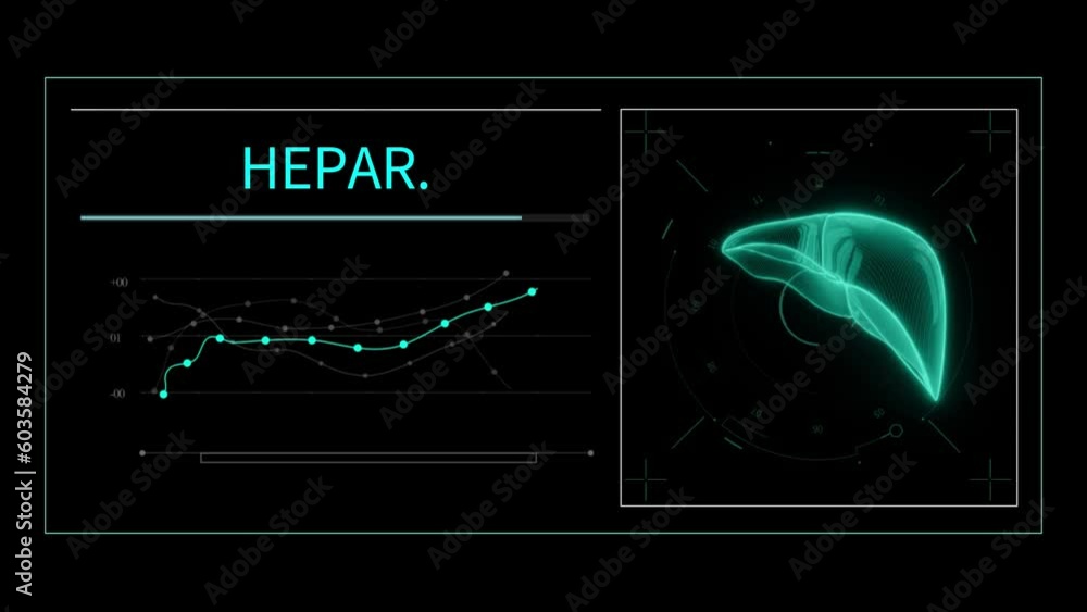 Tech Medical Scanner dengan animasi HUD Siamese Twins UI dengan konsep ...