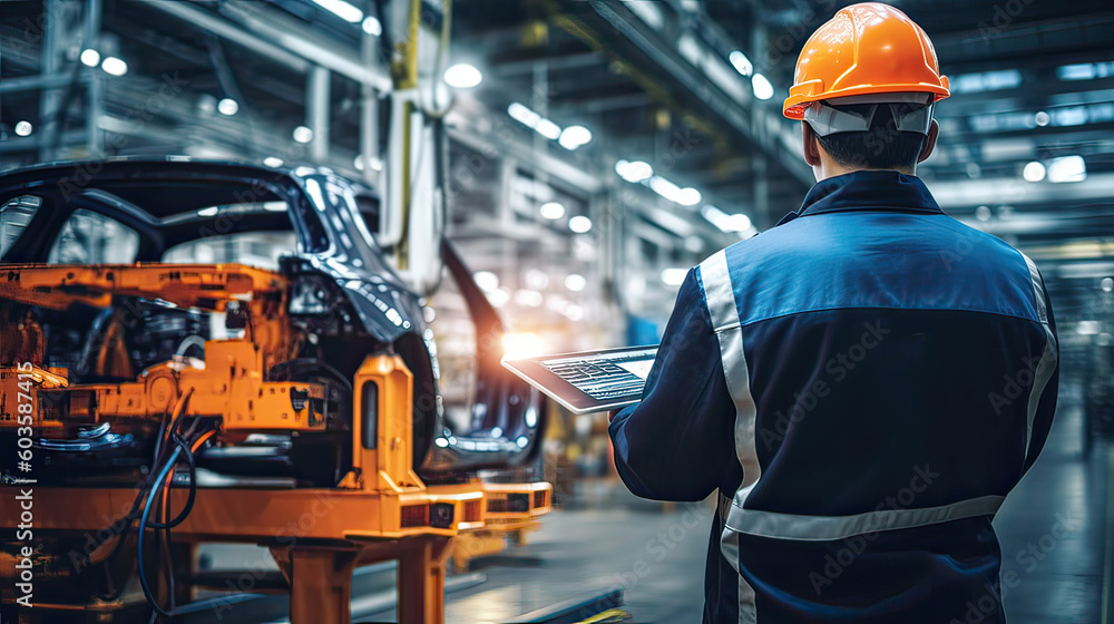 Genrative AI back side production engineer working at Automotive ...