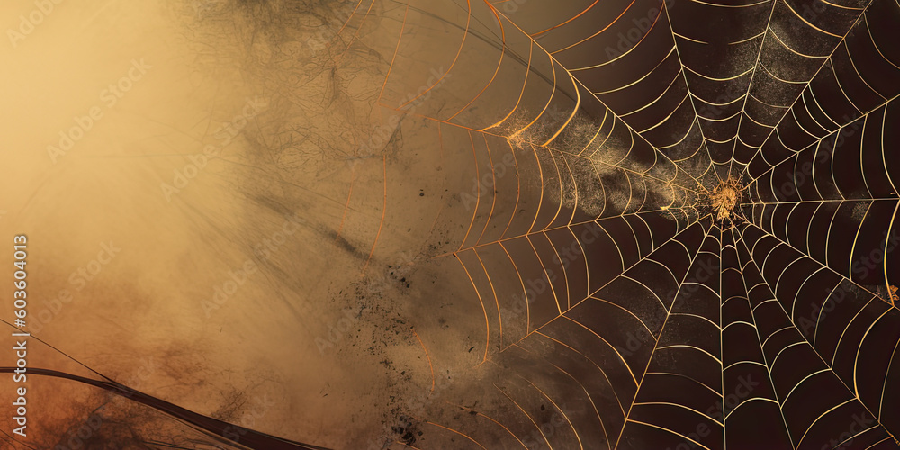 cobweb spider backdrop background banner, generated ai, generated, ai ...